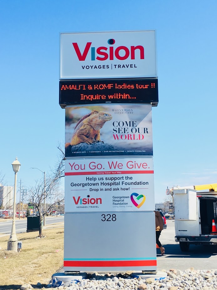 LED Pylon / Post Signs – LEDLE Media